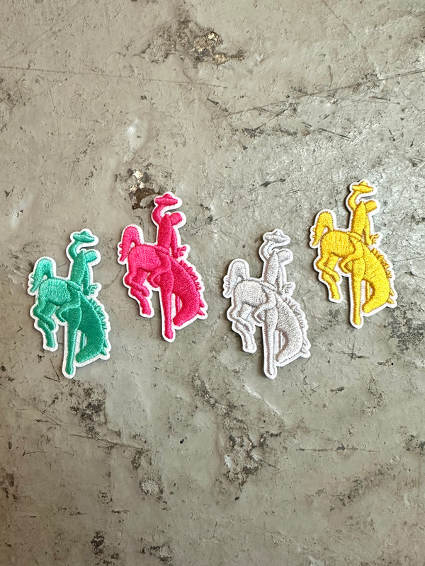 Cowboy Bucking Horse Patch - Lil Bee's Bohemian