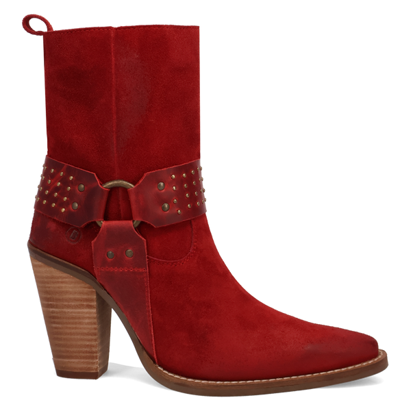 Songbird Red Suede Boot (DS) - Lil Bee's Bohemian