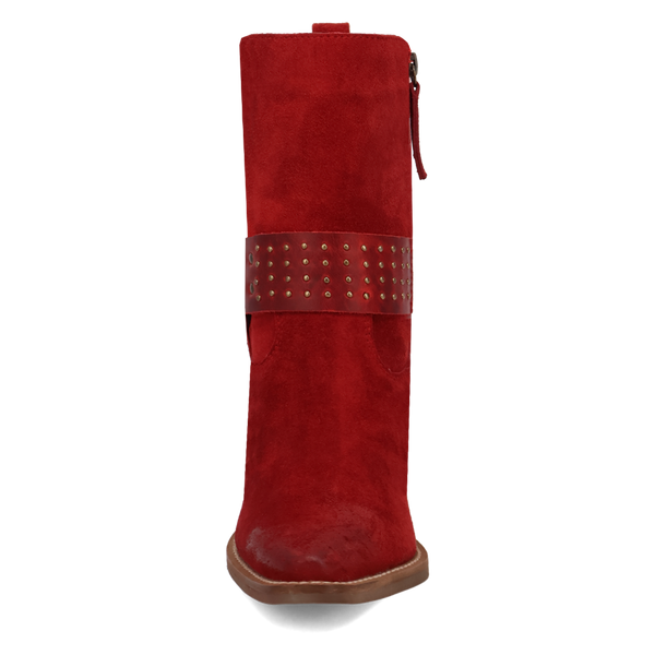 Songbird Red Suede Boot (DS) - Lil Bee's Bohemian