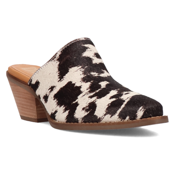 Calico Cow Fur Mule (DS) DP - Lil Bee's Bohemian