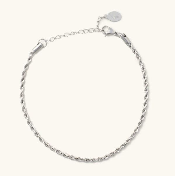 Skinny Rope Stainless Steel Anklet - Lil Bee's Bohemian