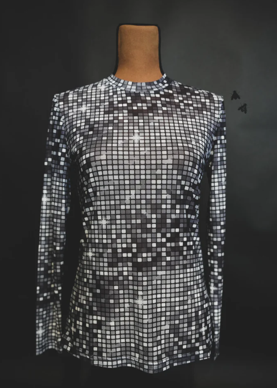 Disco Dolly Mesh Disco Ball Top - Lil Bee's Bohemian