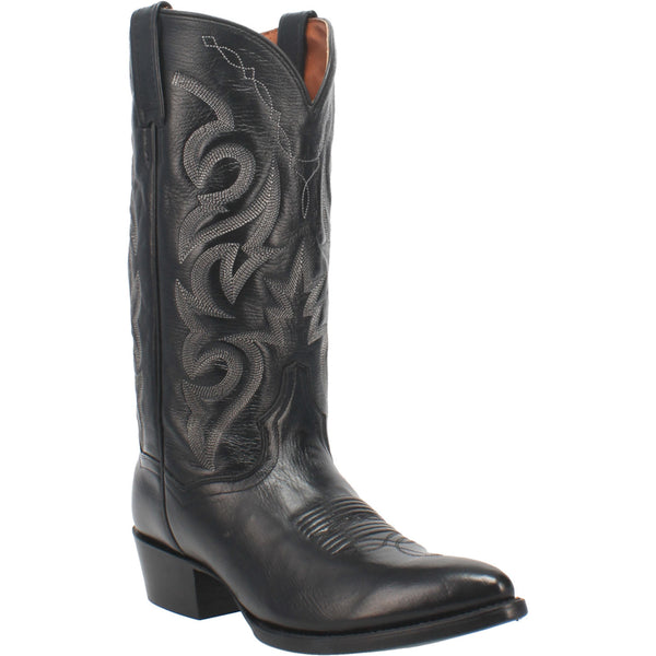 Milwaukee Dan Post Mens Leather Boot Black (DS) - Lil Bee's Bohemian