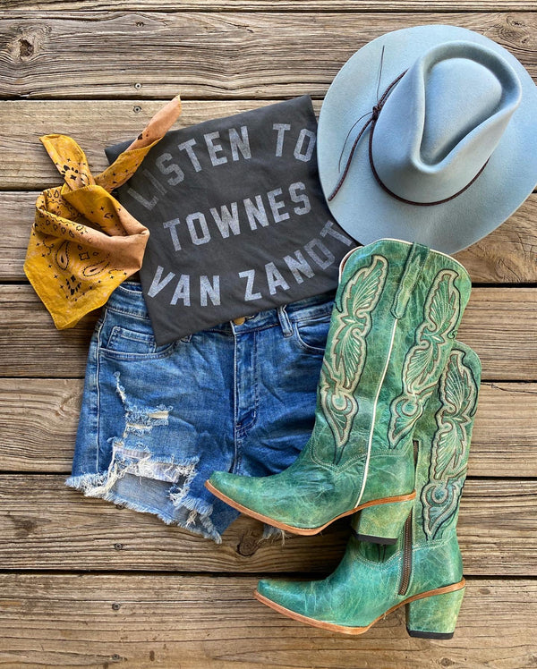 Listen To Townes Van Zandt Graphic Tee - Lil Bee's Bohemian