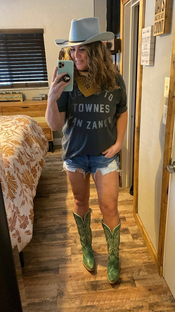 Listen To Townes Van Zandt Graphic Tee - Lil Bee's Bohemian